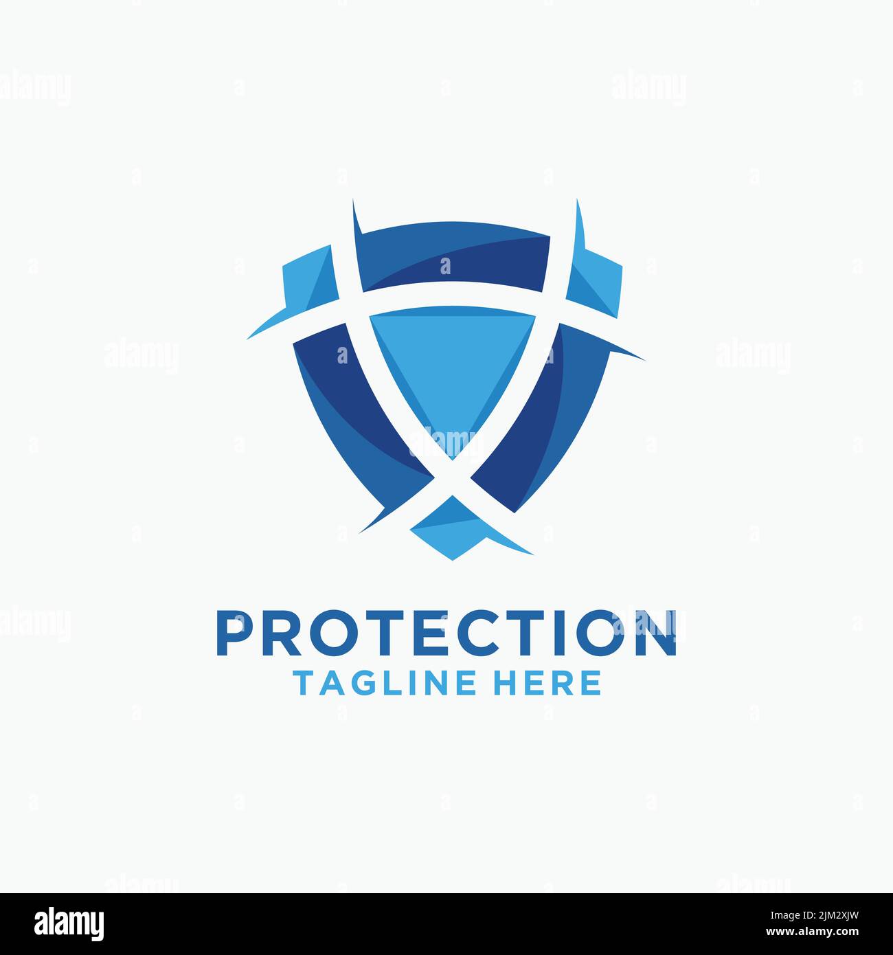 Abstract shield logo design Stock Vector Image & Art - Alamy