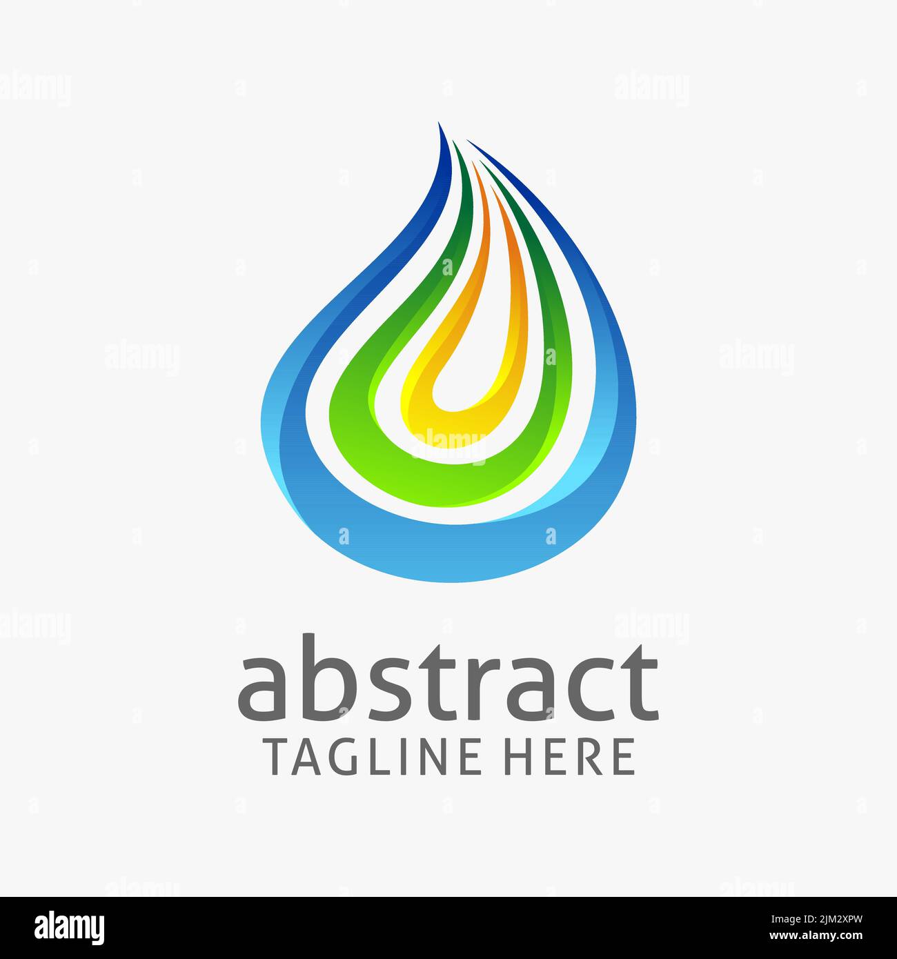 Abstract water drop logo design Stock Vector Image & Art - Alamy