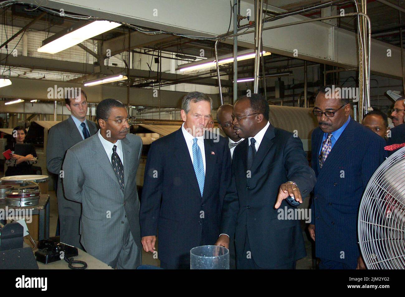 Office of the Secretary - SECRETARY DONALD EVANS' TOUR OF MINORITY ...