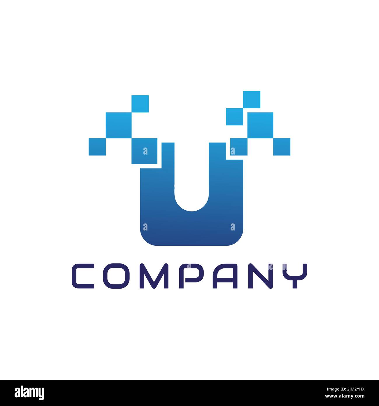 U technology logo Cut Out Stock Images & Pictures - Alamy