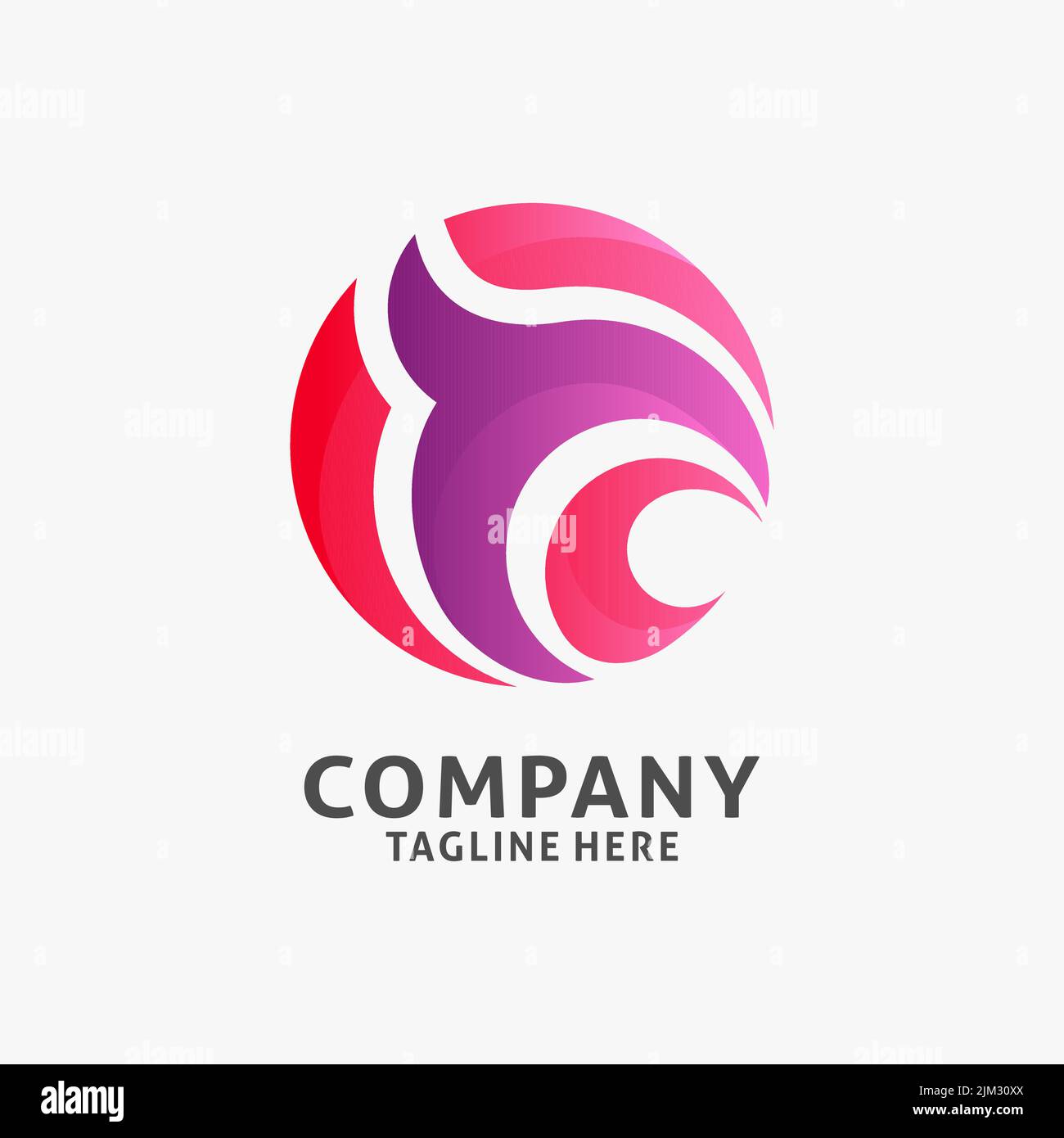 Abstract circle logo design Stock Vector Image & Art - Alamy