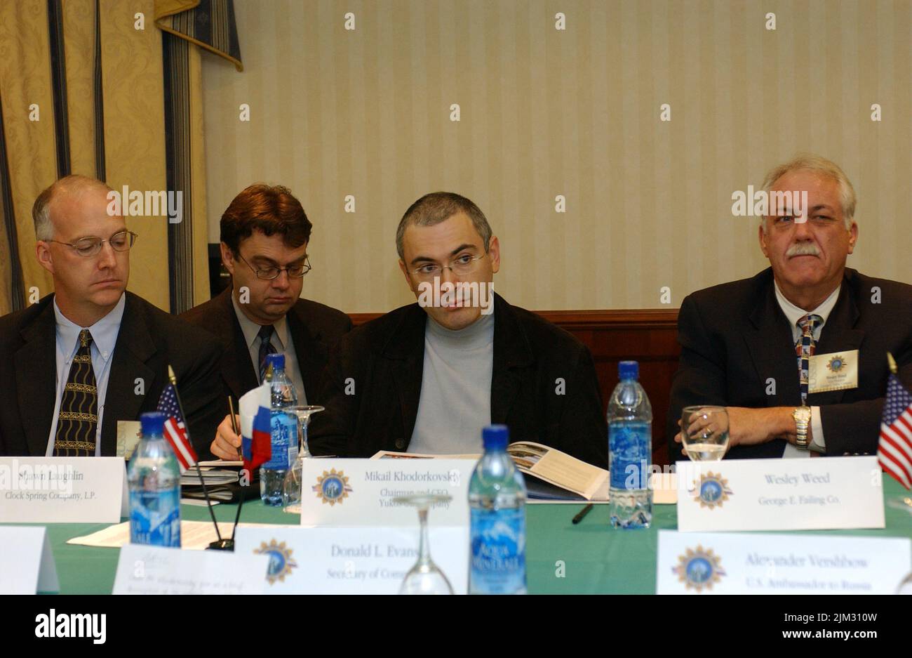 Office of the Secretary - SECRETARY DONALD EVANS TRIP TO RUSSIA (9-21 ...