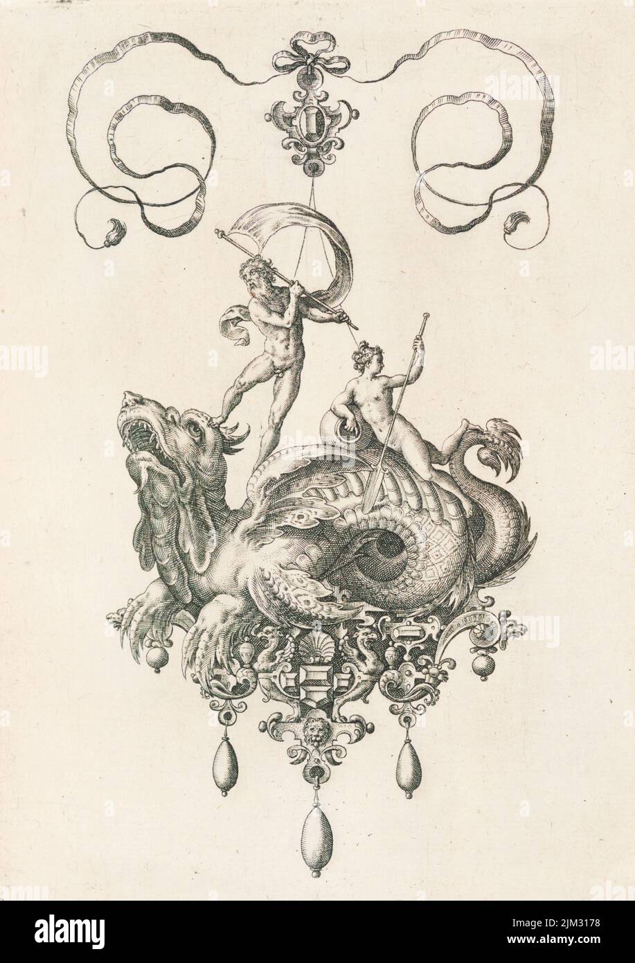 Medieval Mythology themed illustration artwork Stock Photo - Alamy