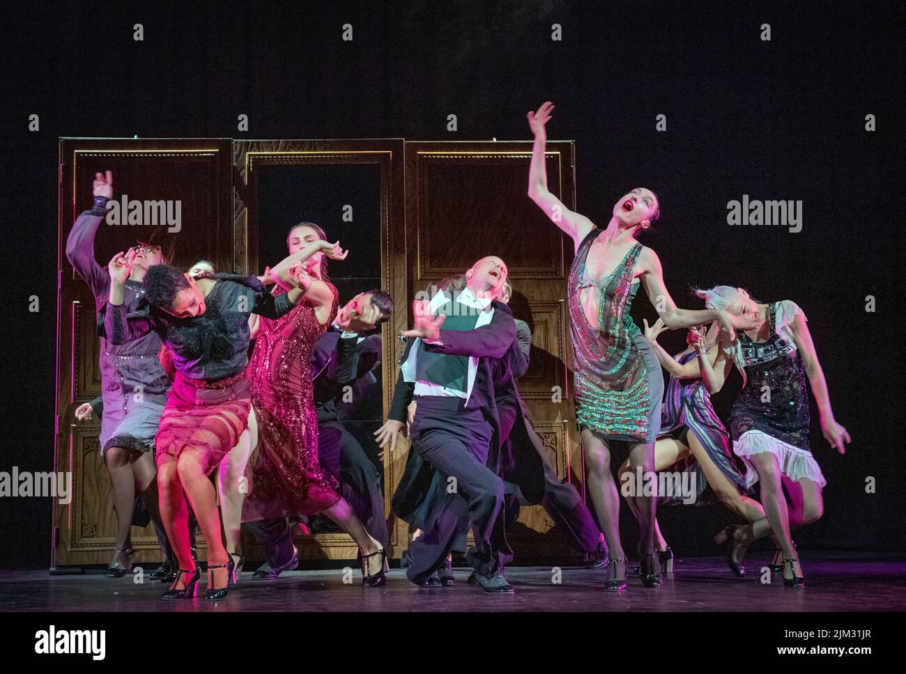 Dancers from the Ukrainian ballet company Freedom Ballet perform during ...