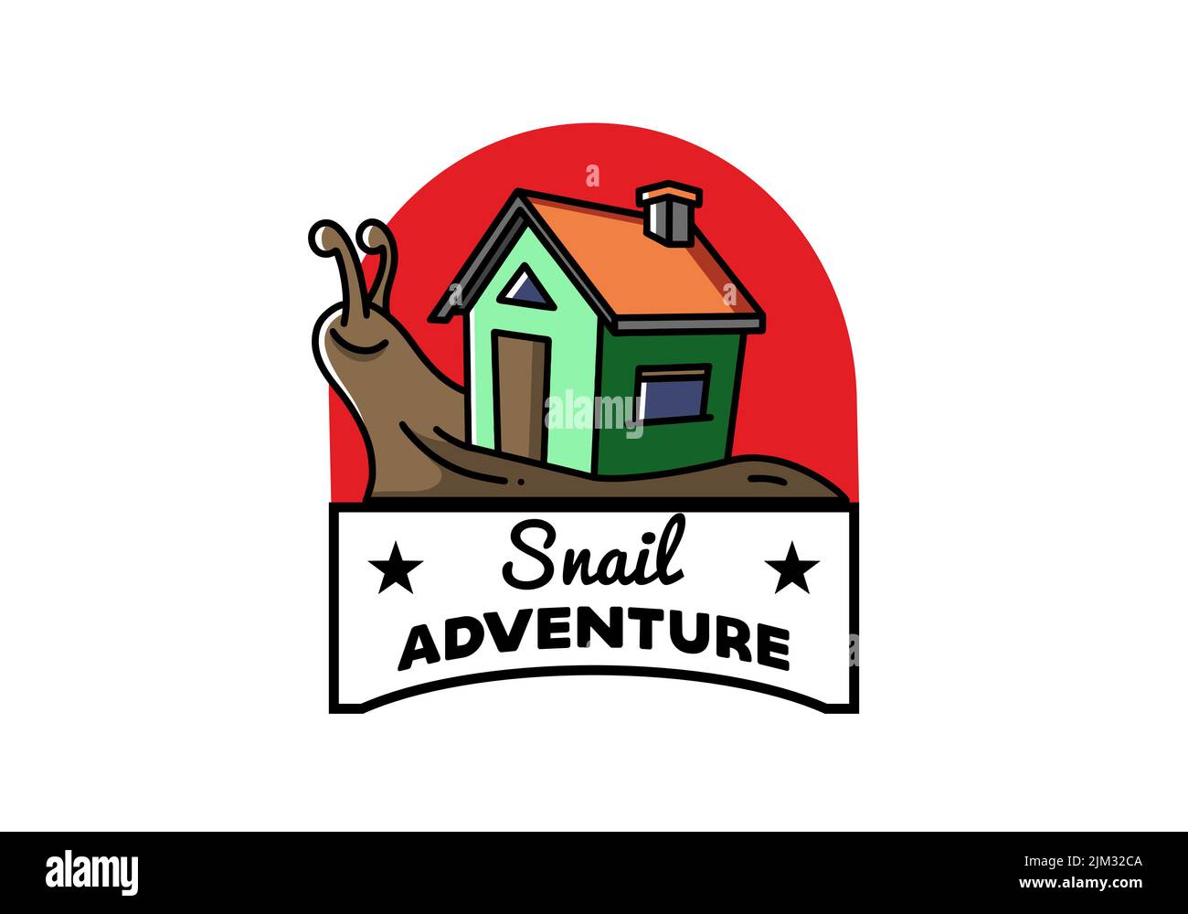 House of the snails Stock Vector Images - Alamy