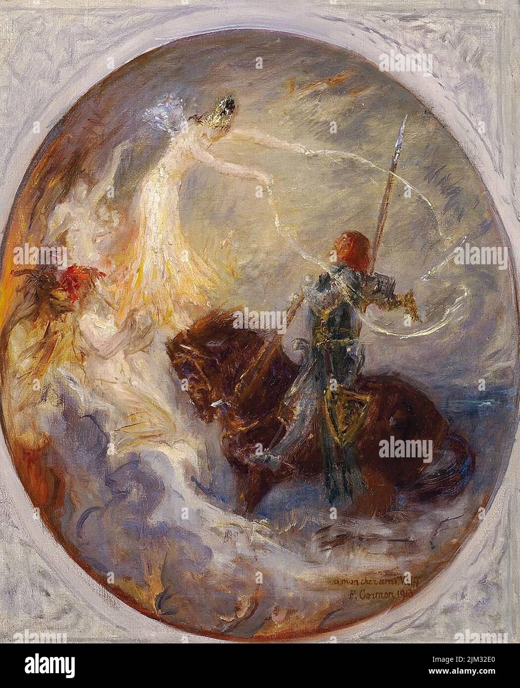 Medieval Mythology themed illustration artwork Stock Photo - Alamy