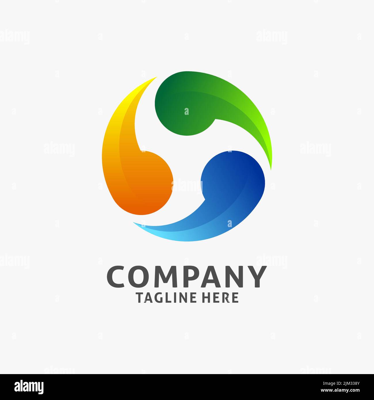 Abstract circular logo design Stock Vector Image & Art - Alamy