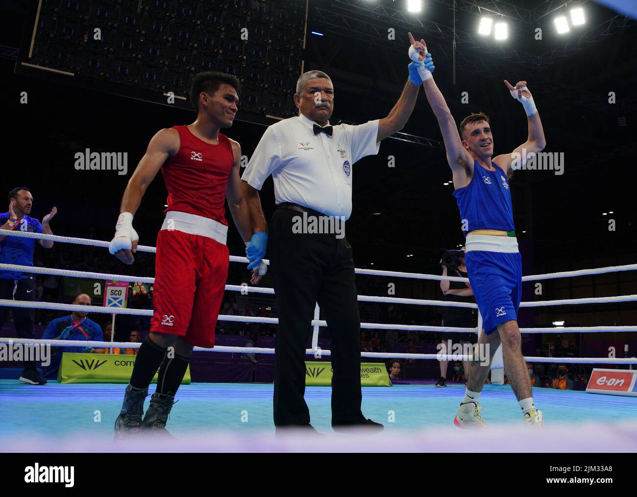 Scotland's Matthew McHale celebrates beating Malaysia's Muhammad Imdad ...
