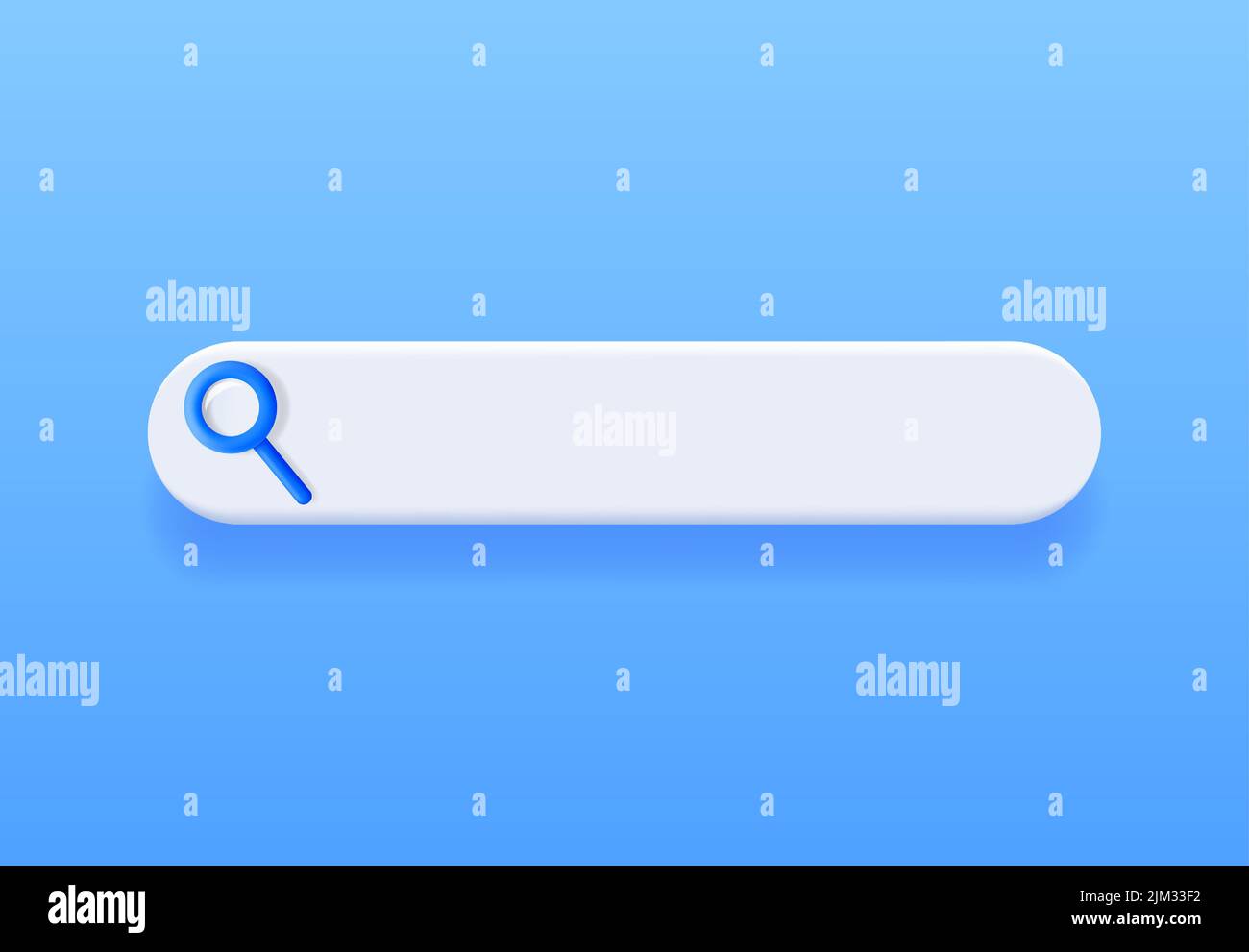 3d search bar design Stock Vector Images - Alamy