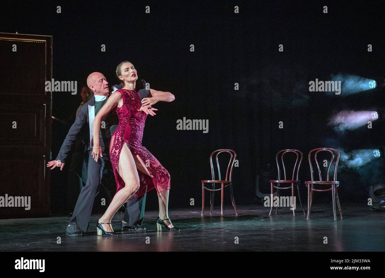 Dancers from the Ukrainian ballet company Freedom Ballet perform during ...