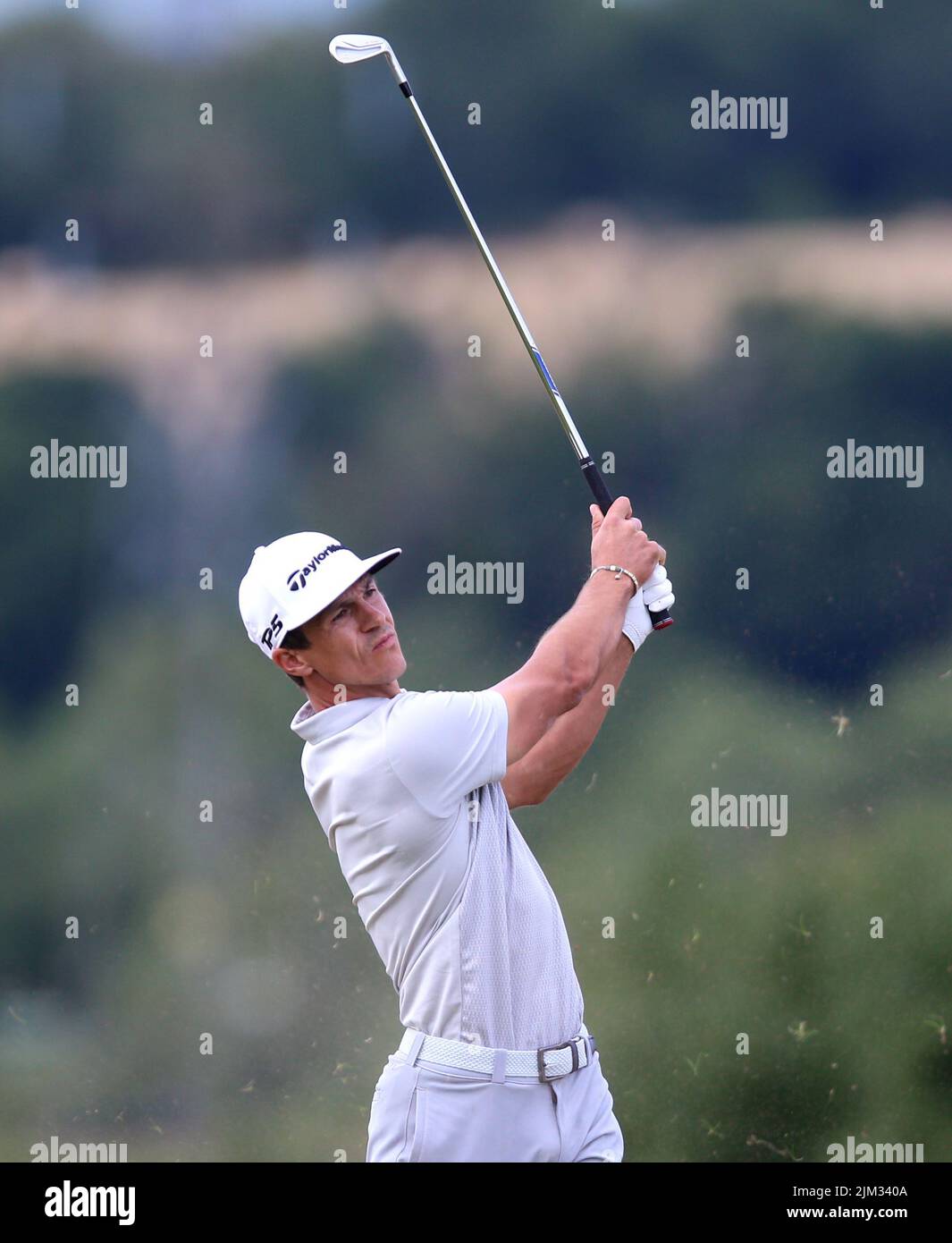 Thorbjorn Olesen during day one of the Cazoo Wales Open at the Celtic ...