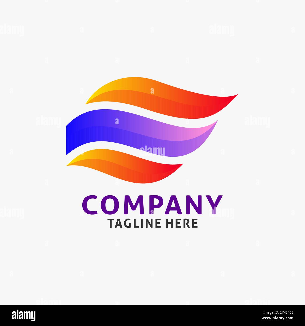 Corporate flowing ribbon Stock Vector Images - Alamy