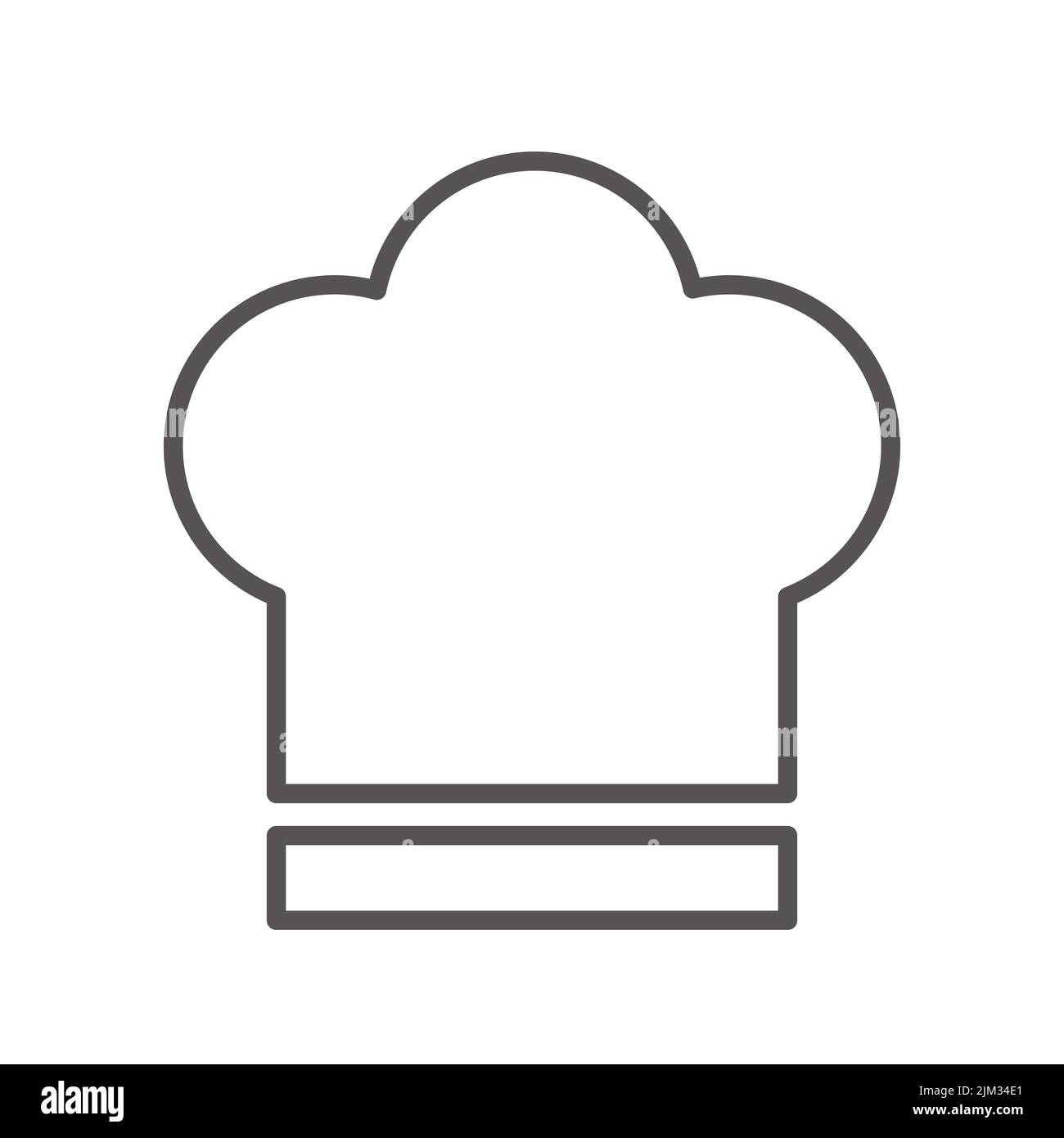Chef bakery cap icon with line style Stock Vector Image & Art - Alamy