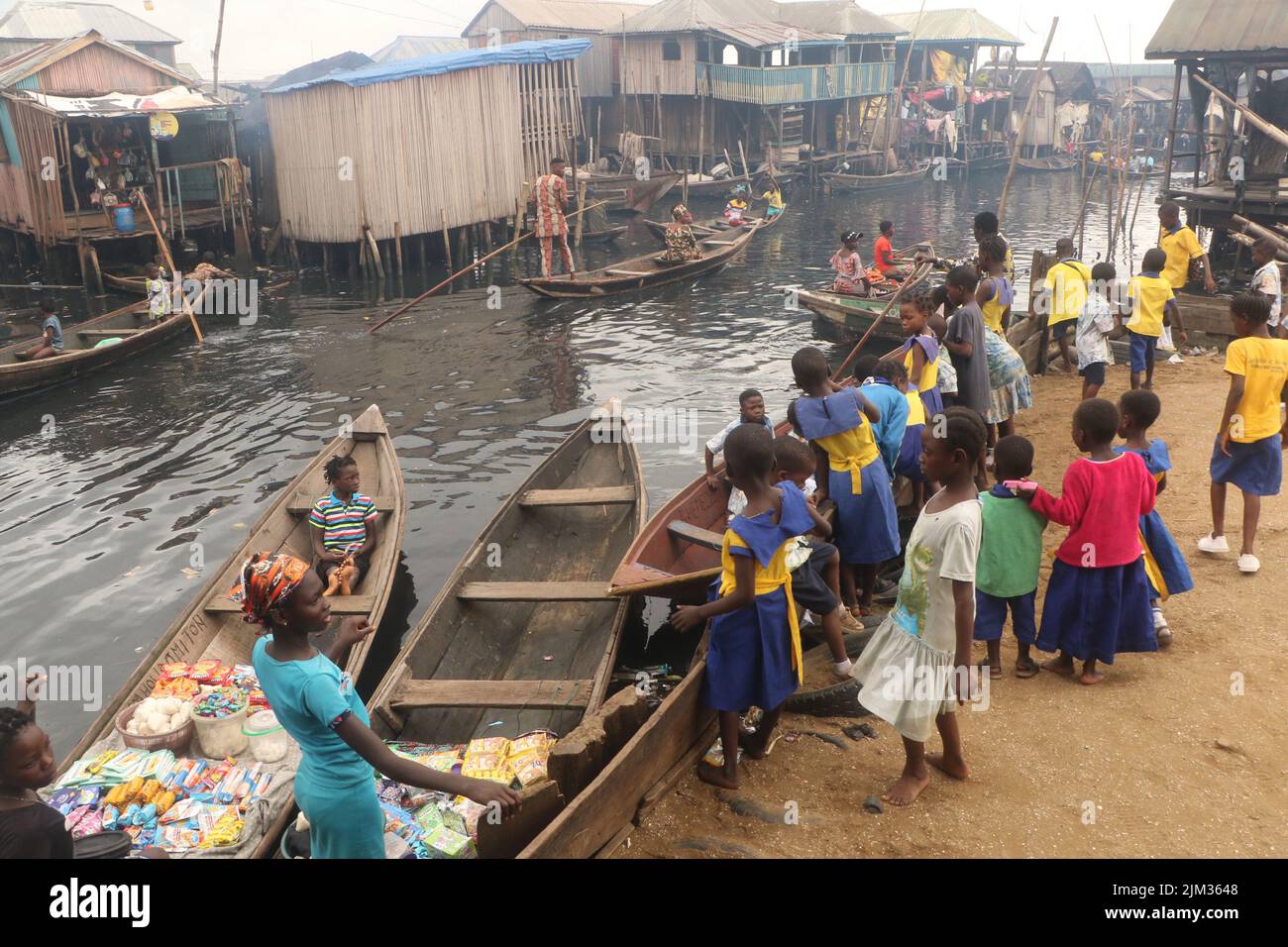 Makoko slums hi-res stock photography and images - Alamy