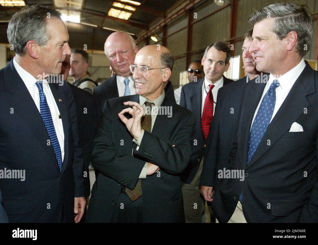 Office of the Secretary - SECRETARY DONALD EVANS IN IRAQ Stock Photo ...