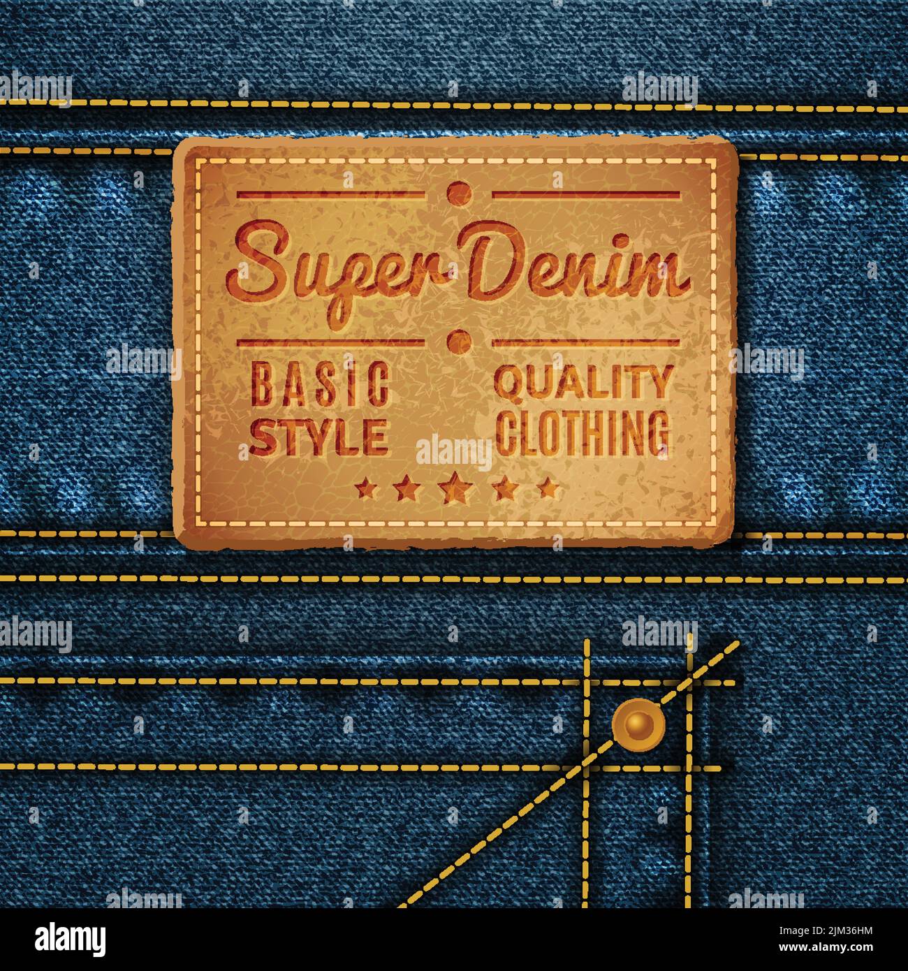 Collection of jeans labels hi-res stock photography and images - Alamy