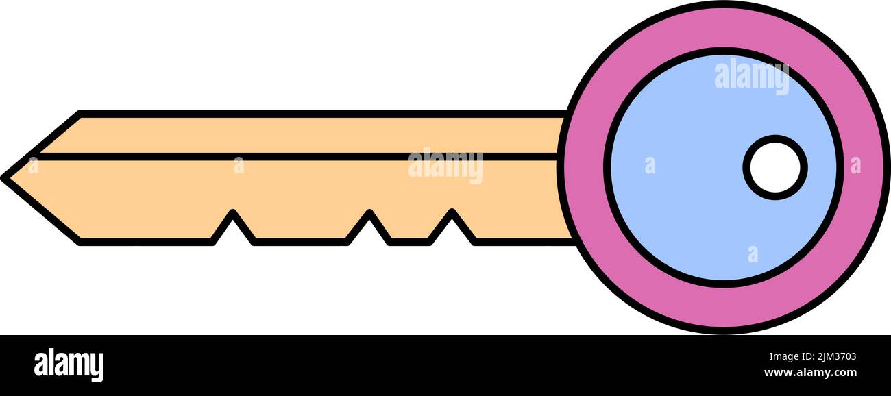 Key icon vector simple security symbol isolated Stock Vector Image ...
