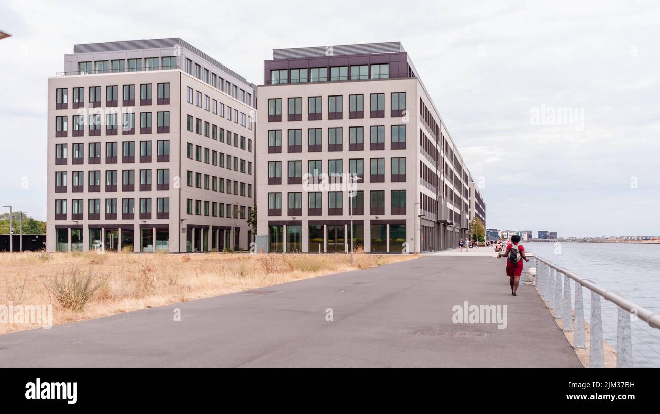 Royal Albert Dock new waterside development commercial district in East ...