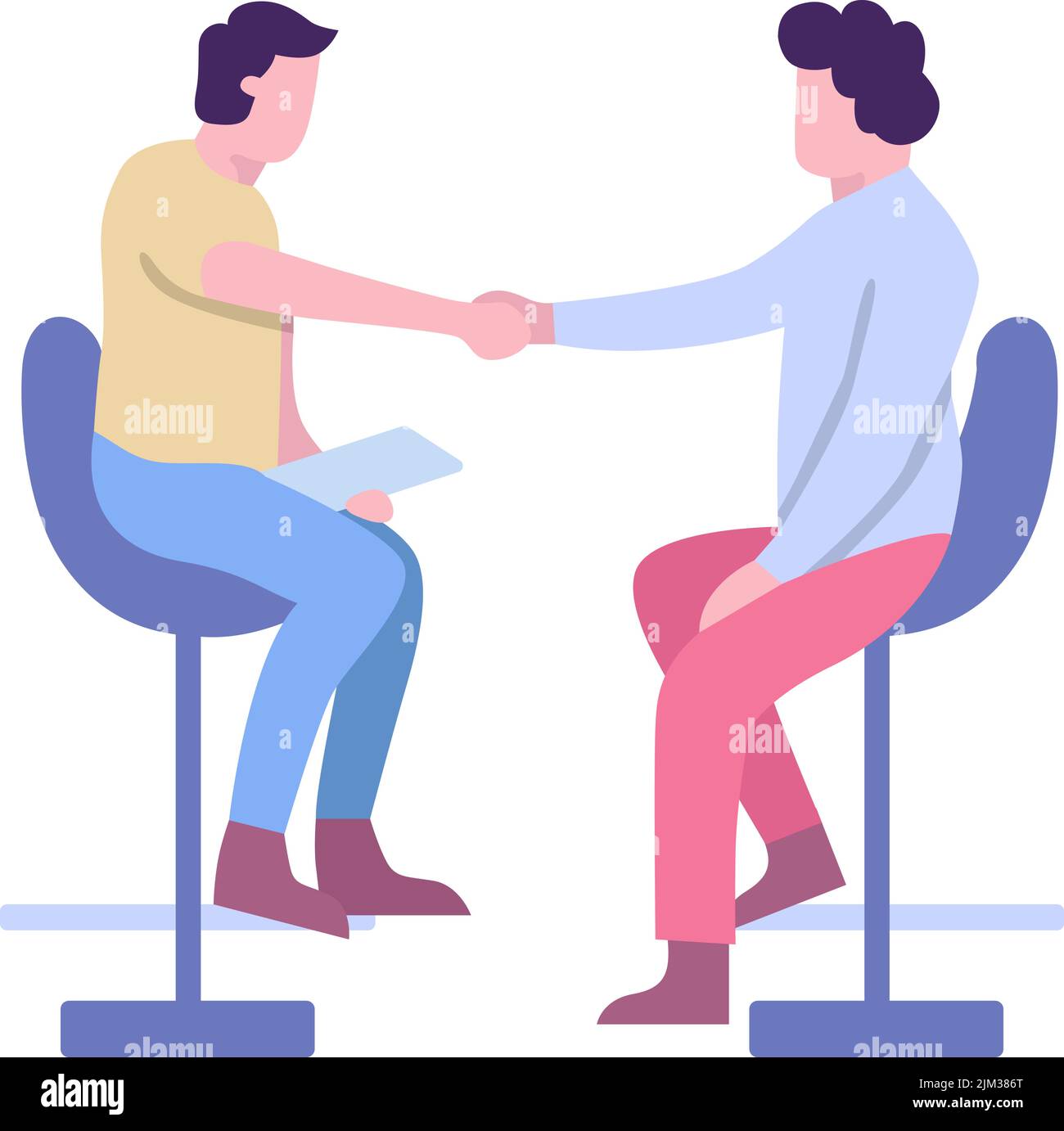 Handshake icon vector man shaking hands isolated Stock Vector Image ...