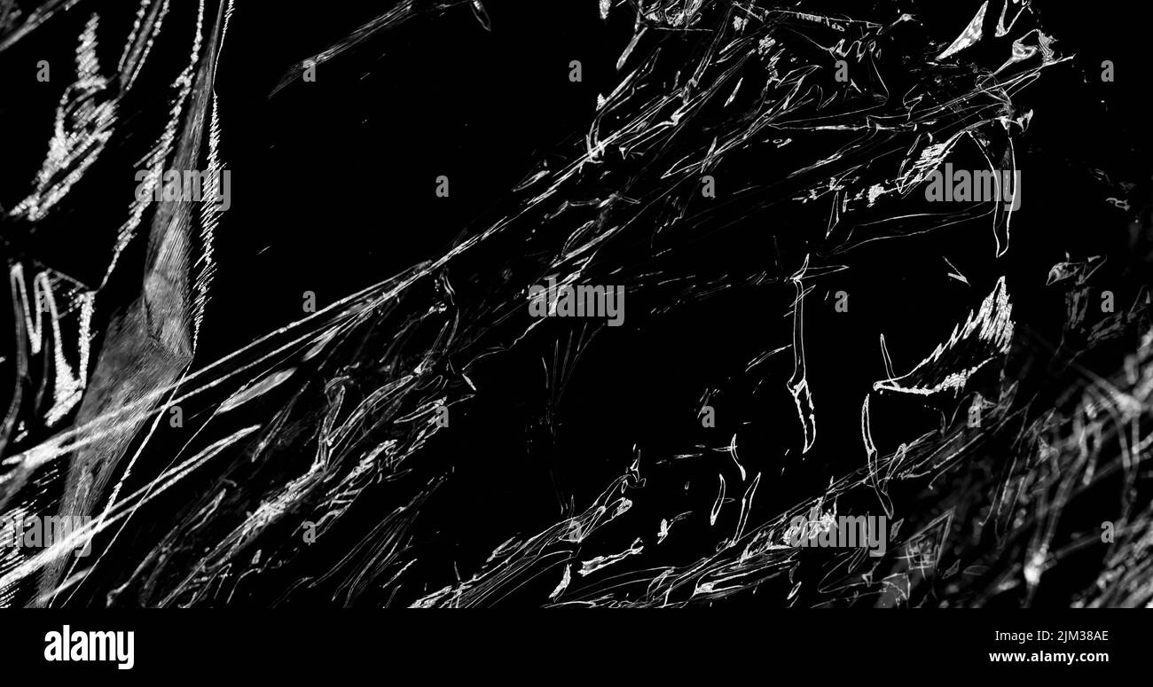 Image of moving shapes on black background Stock Photo - Alamy
