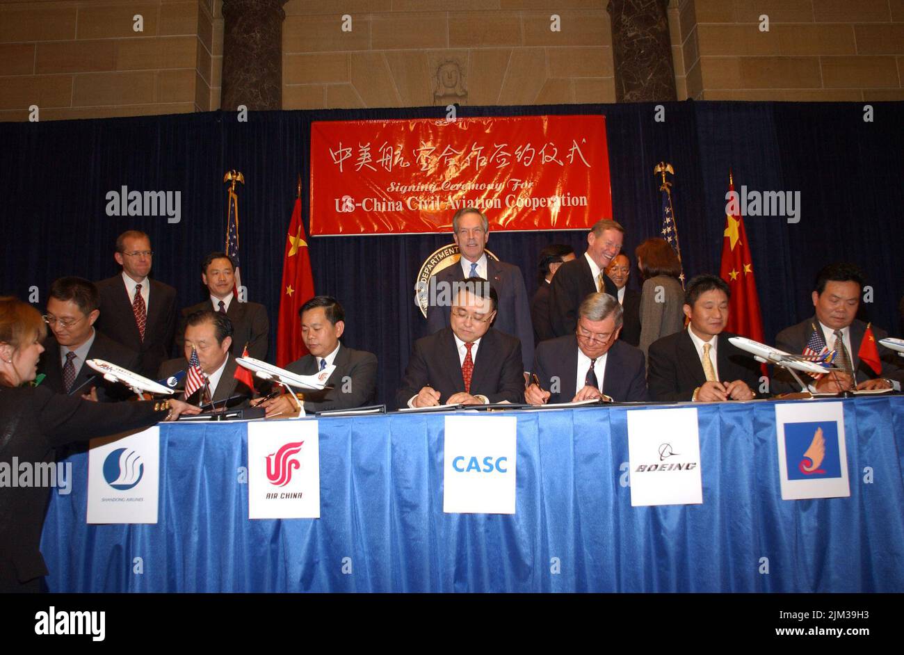 Office of the Secretary - BOEING SIGNING WITH CHINA Stock Photo - Alamy