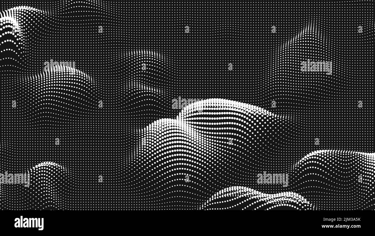 Point wave bump texture. Abstract dot background. Technological ...
