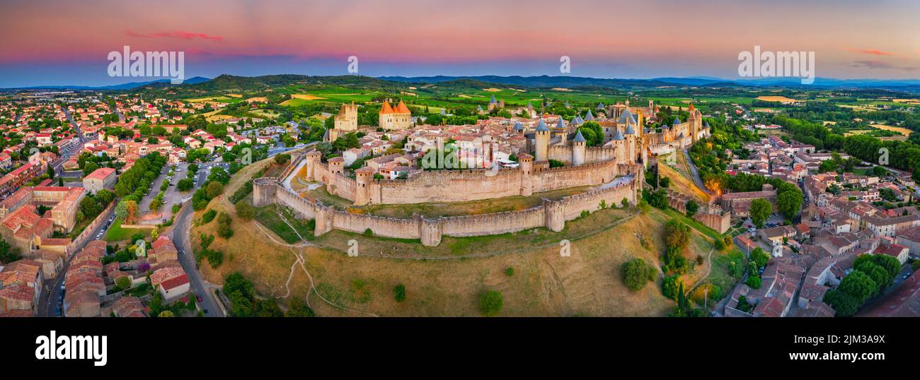 Carcasson chateau hi-res stock photography and images - Alamy