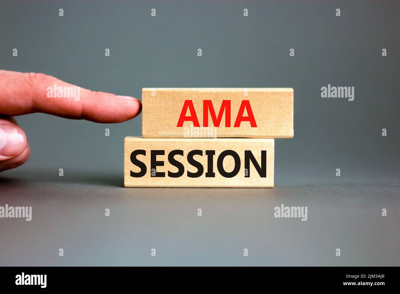 AMA ask me anything session symbol. Concept words AMA ask me anything ...