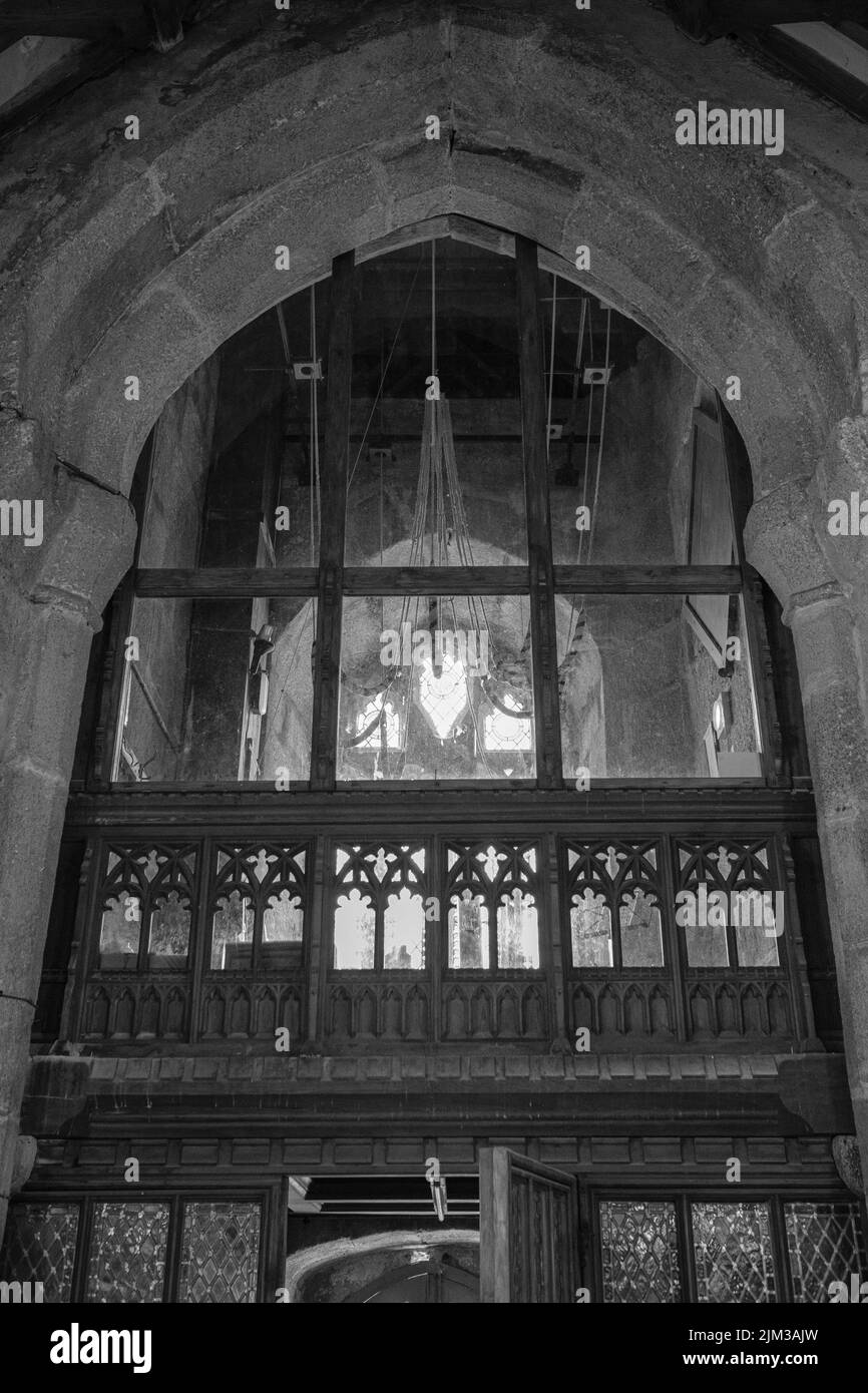 Interior of St Crewenna (CHURCH OF SAINT CREWEN), Crowan, Cornwall ...