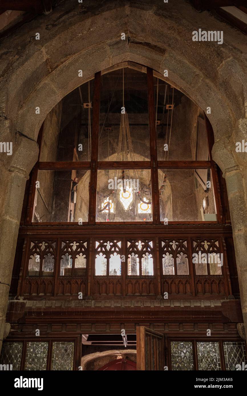 Interior of St Crewenna (CHURCH OF SAINT CREWEN), Crowan, Cornwall ...