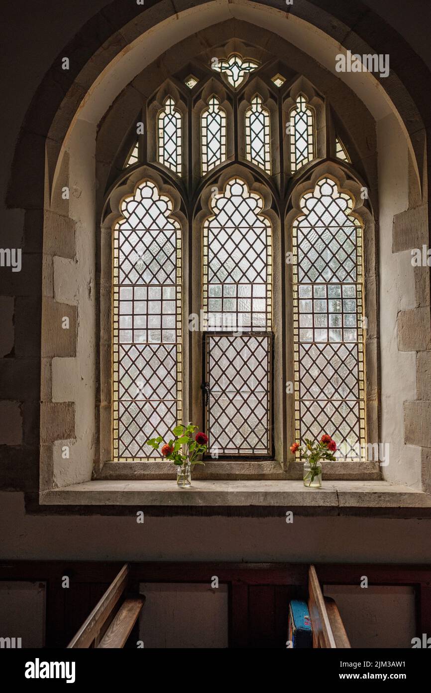 Interior of St Crewenna (CHURCH OF SAINT CREWEN), Crowan, Cornwall ...