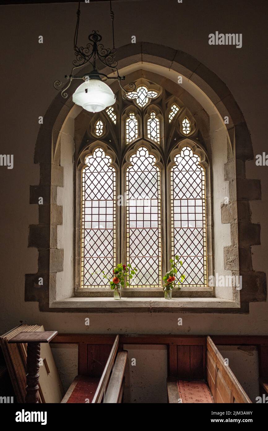 Interior of St Crewenna (CHURCH OF SAINT CREWEN), Crowan, Cornwall ...