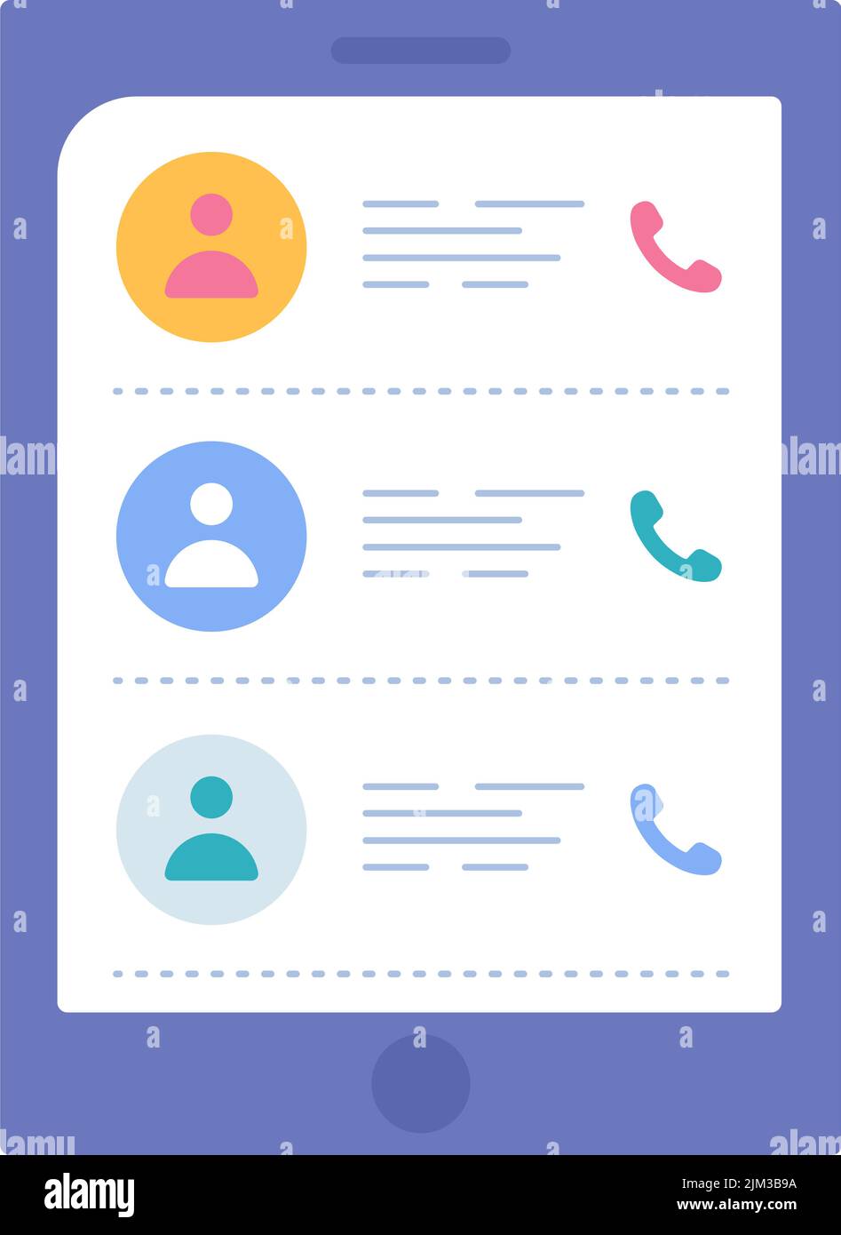 Phone book vector telephone contact directory icon Stock Vector Image ...
