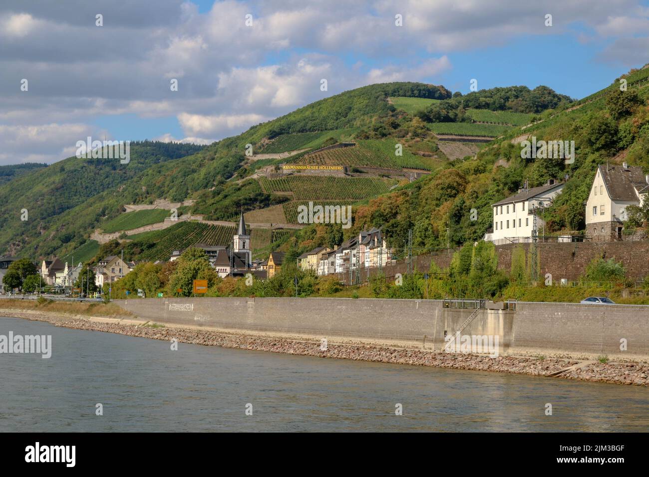 Scenes from the Rhine River, Germany Stock Photo - Alamy