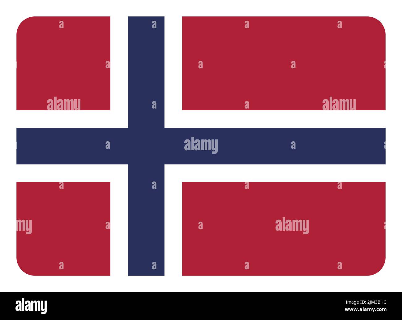 Flag of Norway. Norwegian national symbol in official colors. Template ...