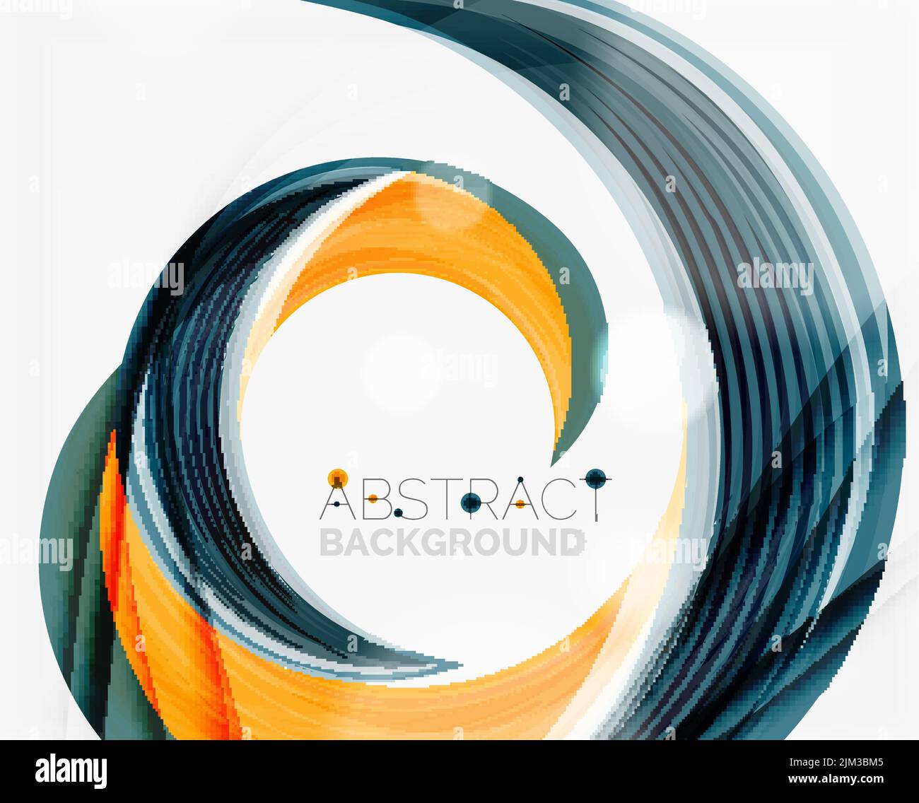 Vector swirl line abstract background. Modern layout for your message ...