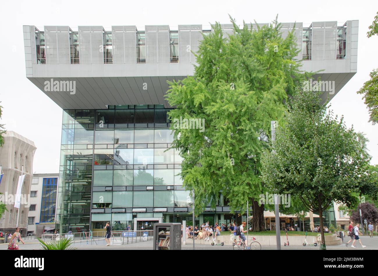 aachen august 2022: The SuperC is the service center of the RWTH Aachen ...
