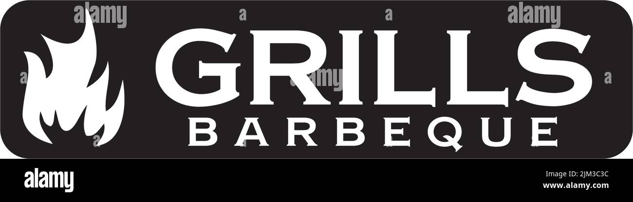 Grill restaurant icon logo design inspiration vector template Stock ...