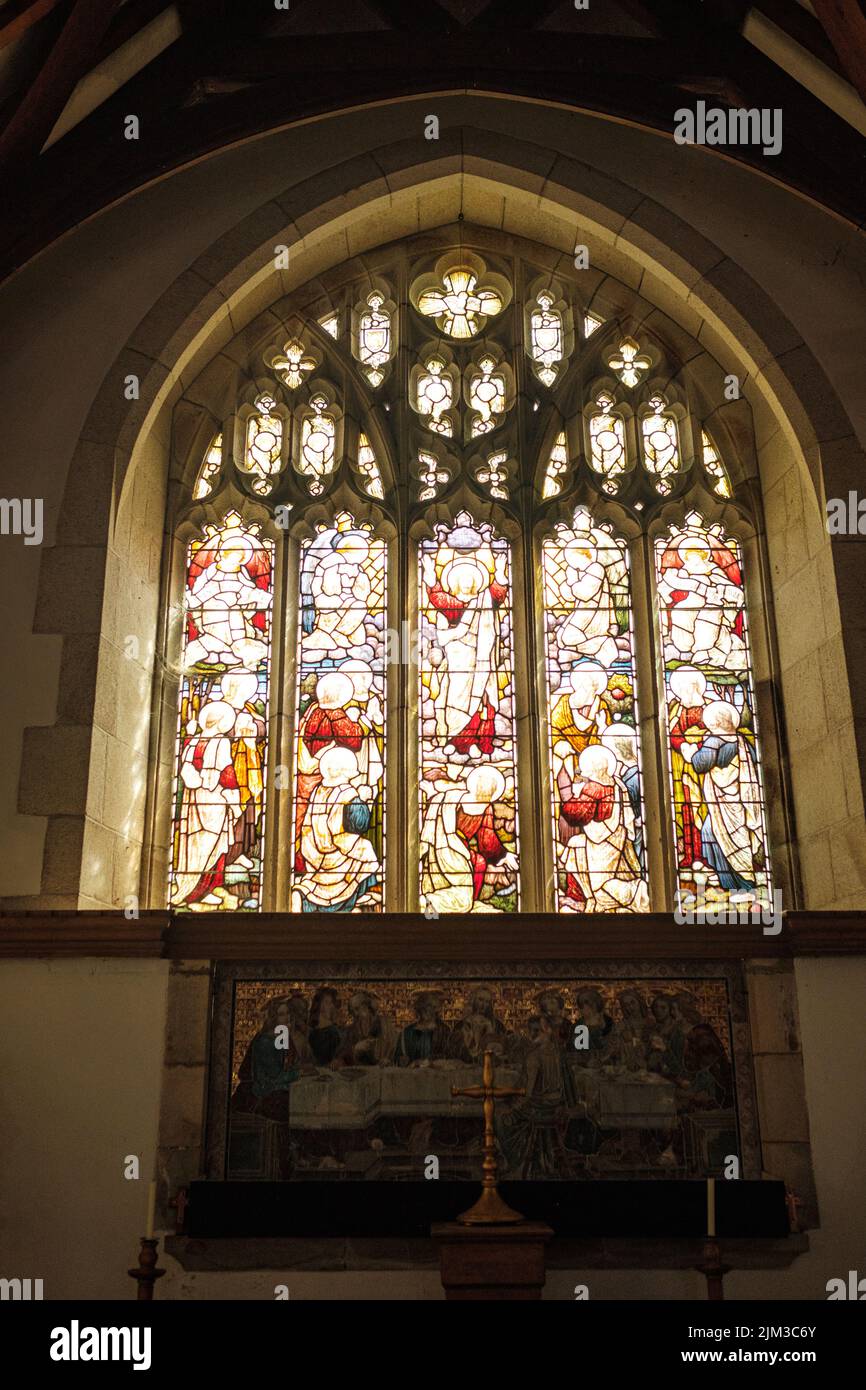 Interior of St Crewenna (CHURCH OF SAINT CREWEN), Crowan, Cornwall ...