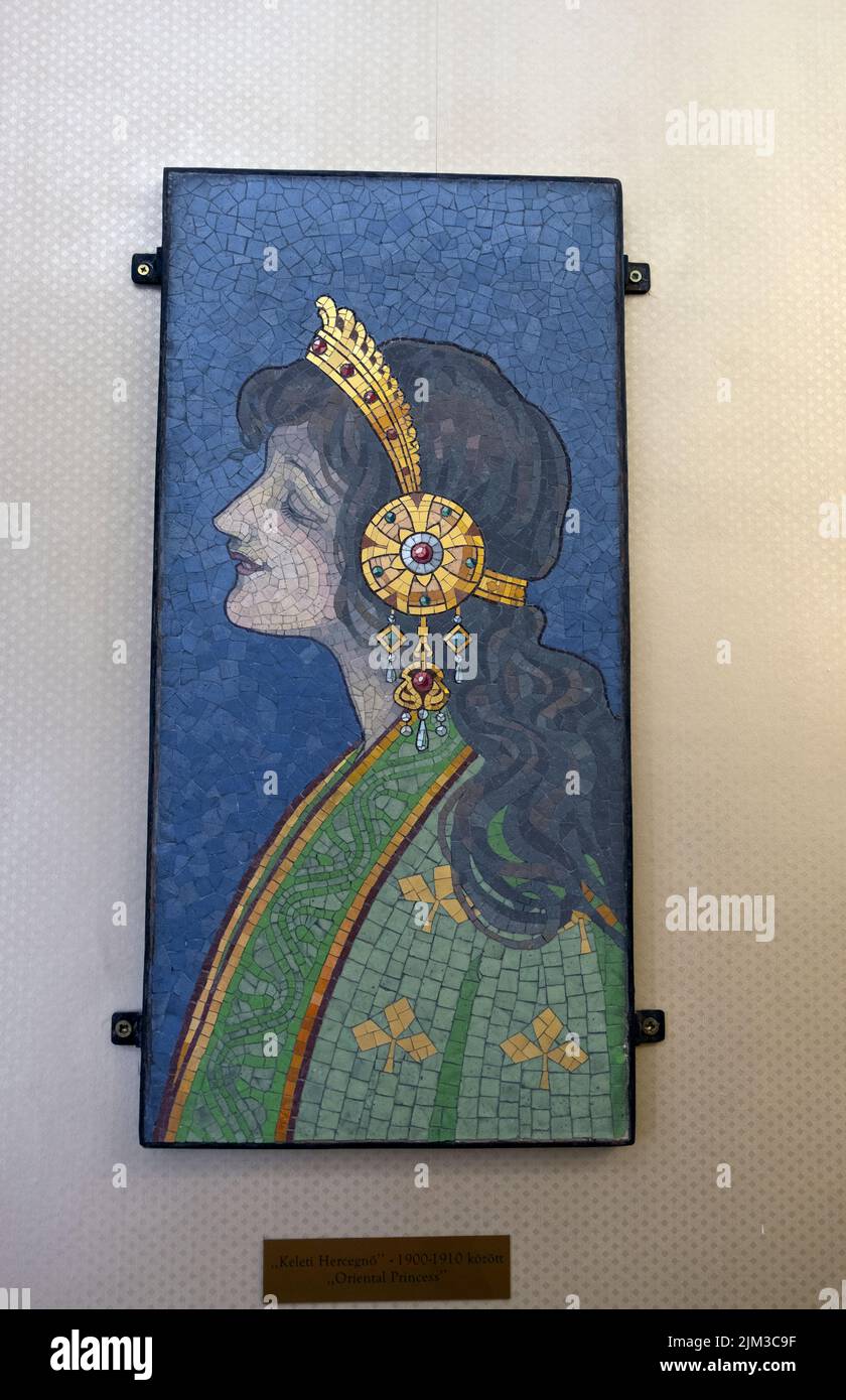 Miksa Róth house museum hosting his art work,Budapest,Hungary Stock ...