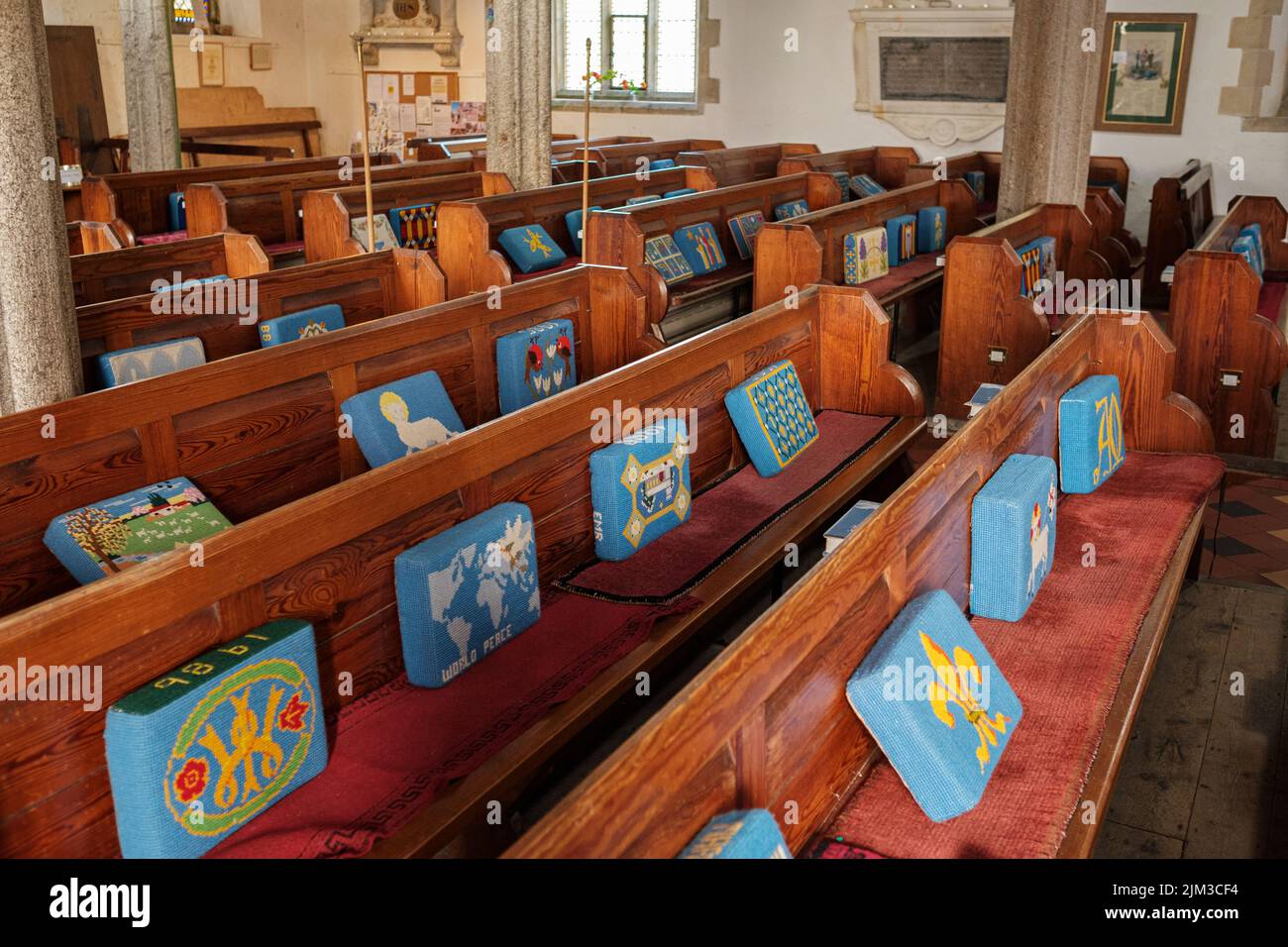 Interior of St Crewenna (CHURCH OF SAINT CREWEN), Crowan, Cornwall ...