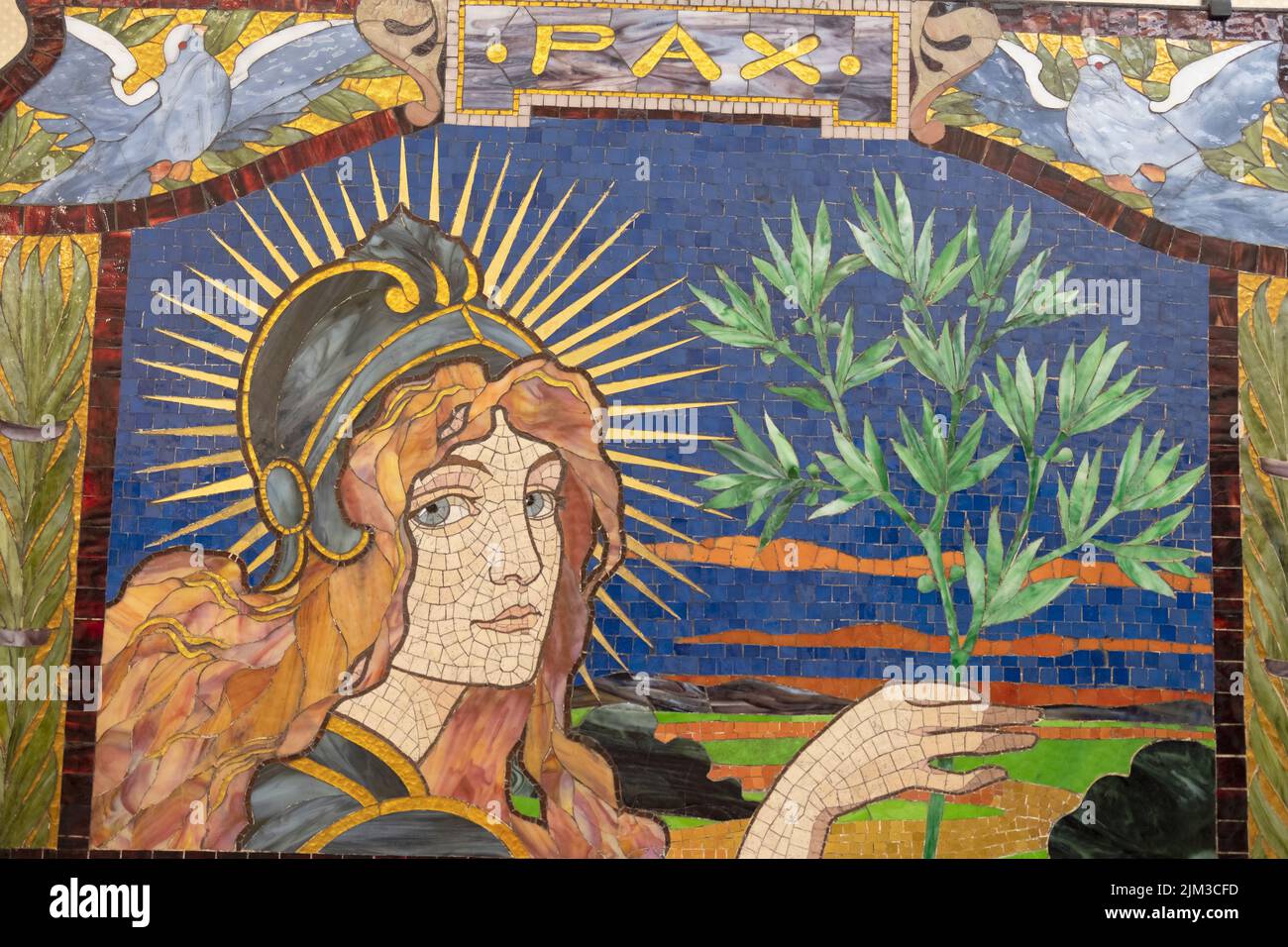 Miksa Róth house museum hosting his art work,Budapest,Hungary Stock ...