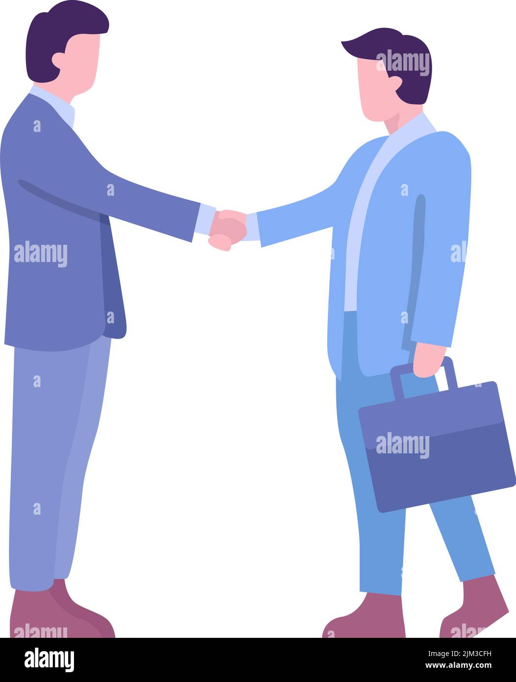 Professional shaking hands client Cut Out Stock Images & Pictures - Alamy
