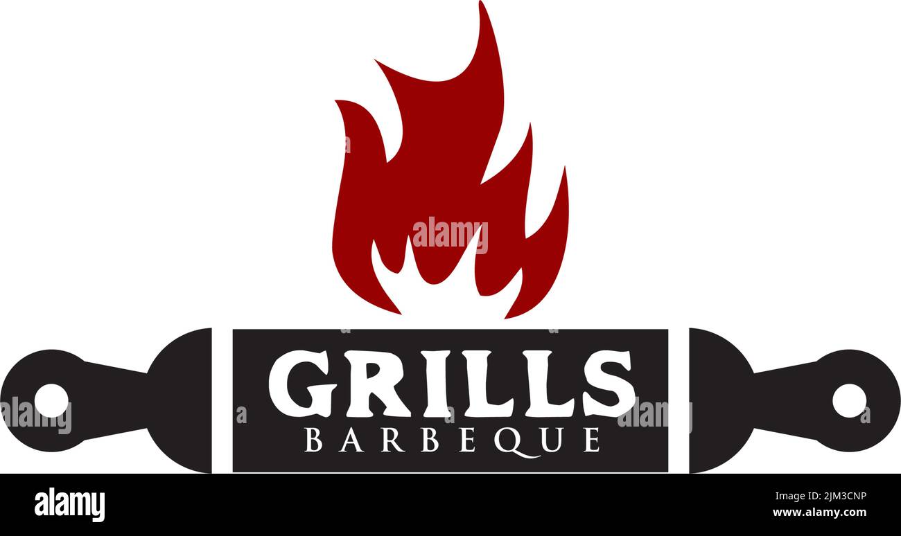 Grill restaurant icon logo design inspiration vector template Stock ...