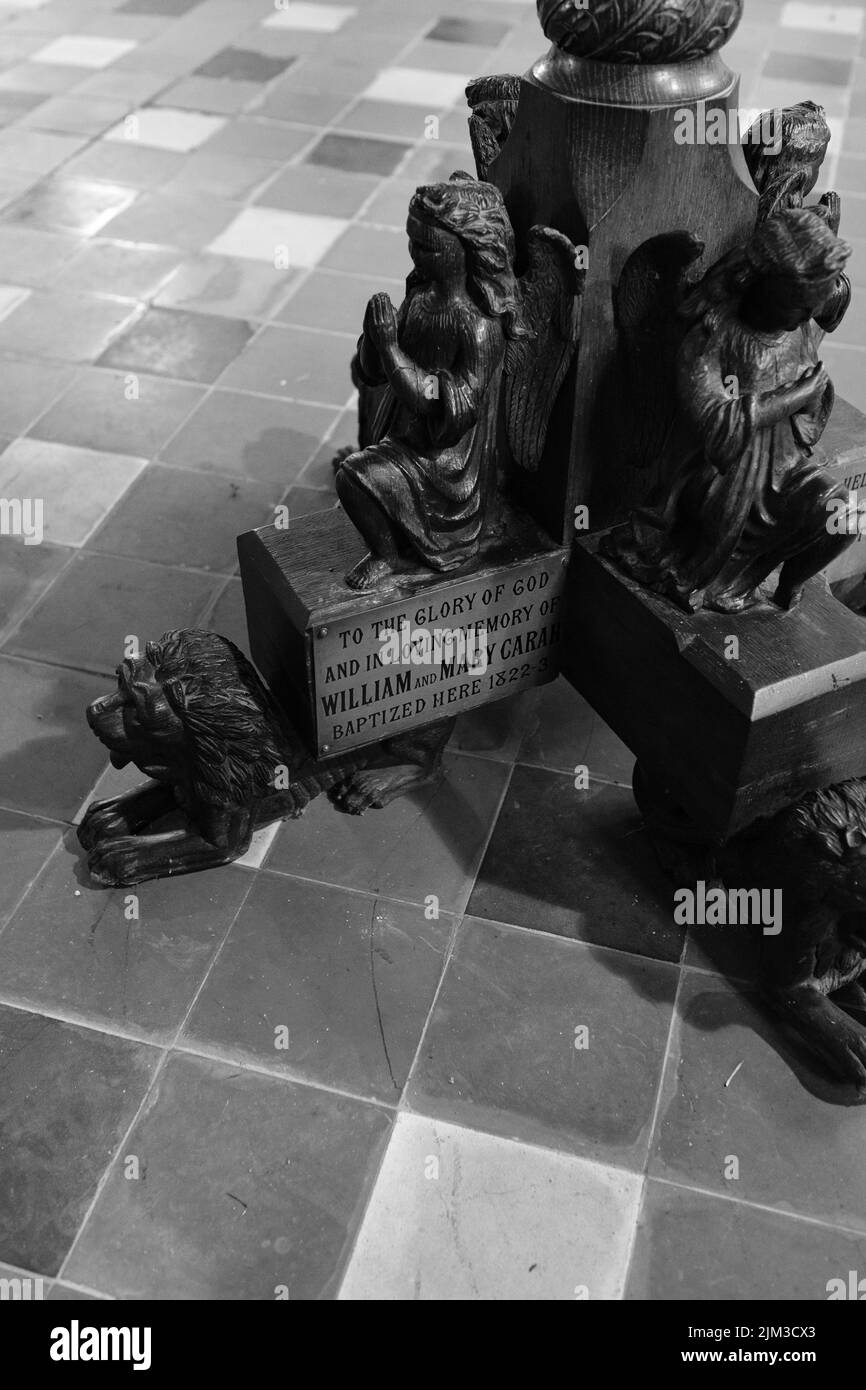 Interior of St Crewenna (CHURCH OF SAINT CREWEN), Crowan, Cornwall ...