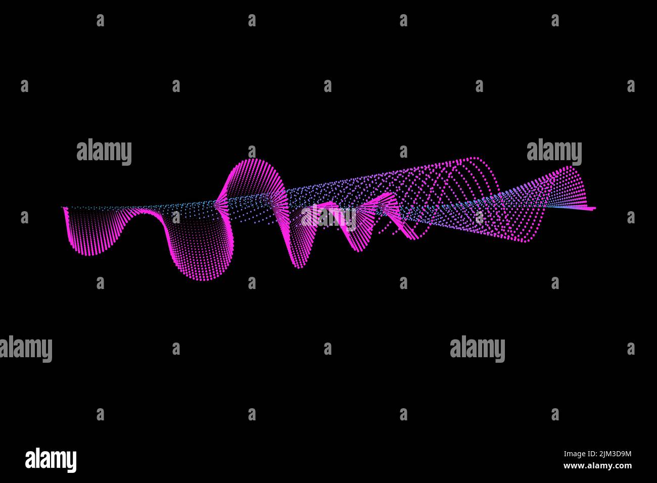 Abstract blue digital equalizer indicators. Sound wave illustration on ...