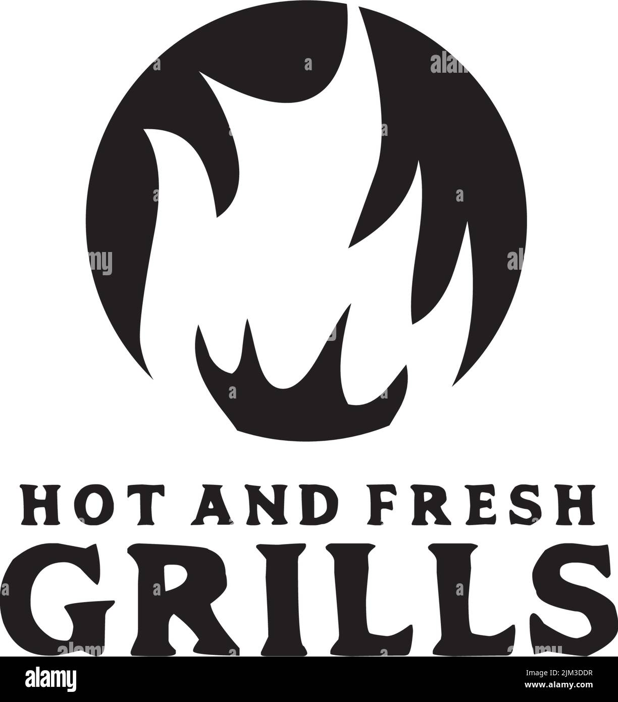 Grill restaurant icon logo design inspiration vector template Stock ...