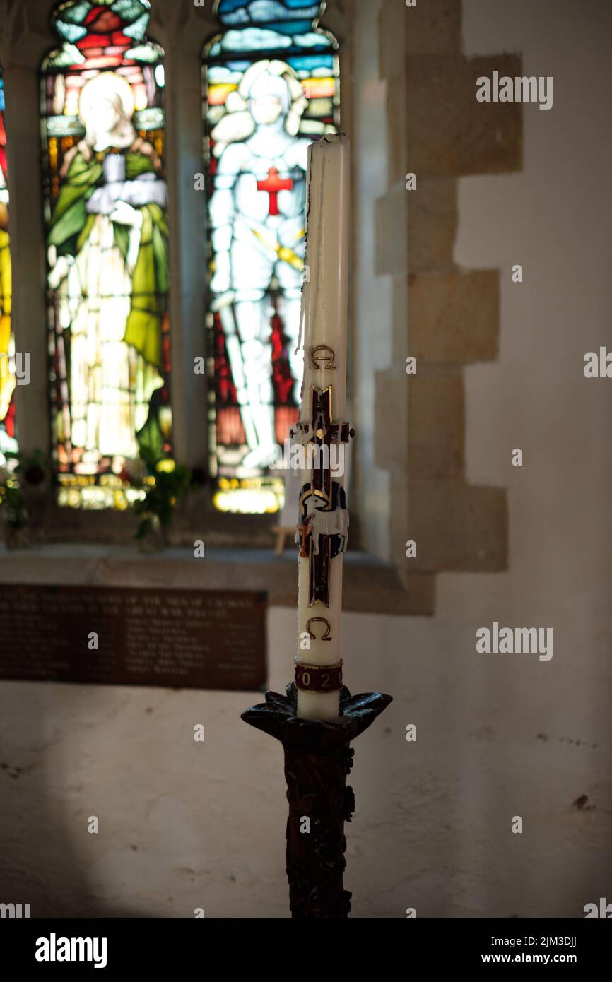 Interior of St Crewenna (CHURCH OF SAINT CREWEN), Crowan, Cornwall ...