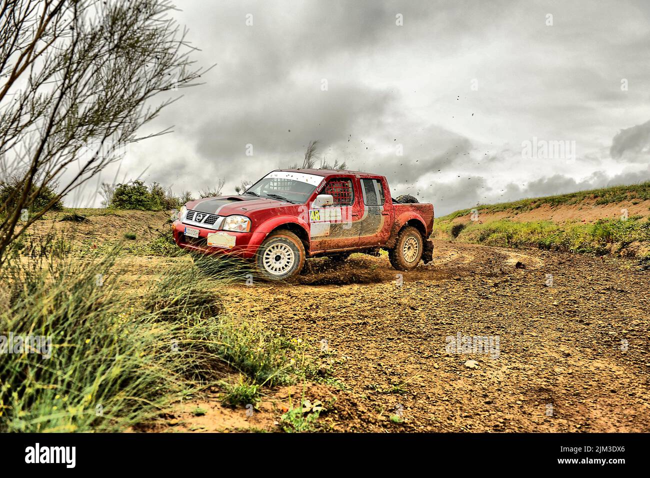 Rally of off-road vehicles, 4x4, through the south of Spain Stock Photo ...