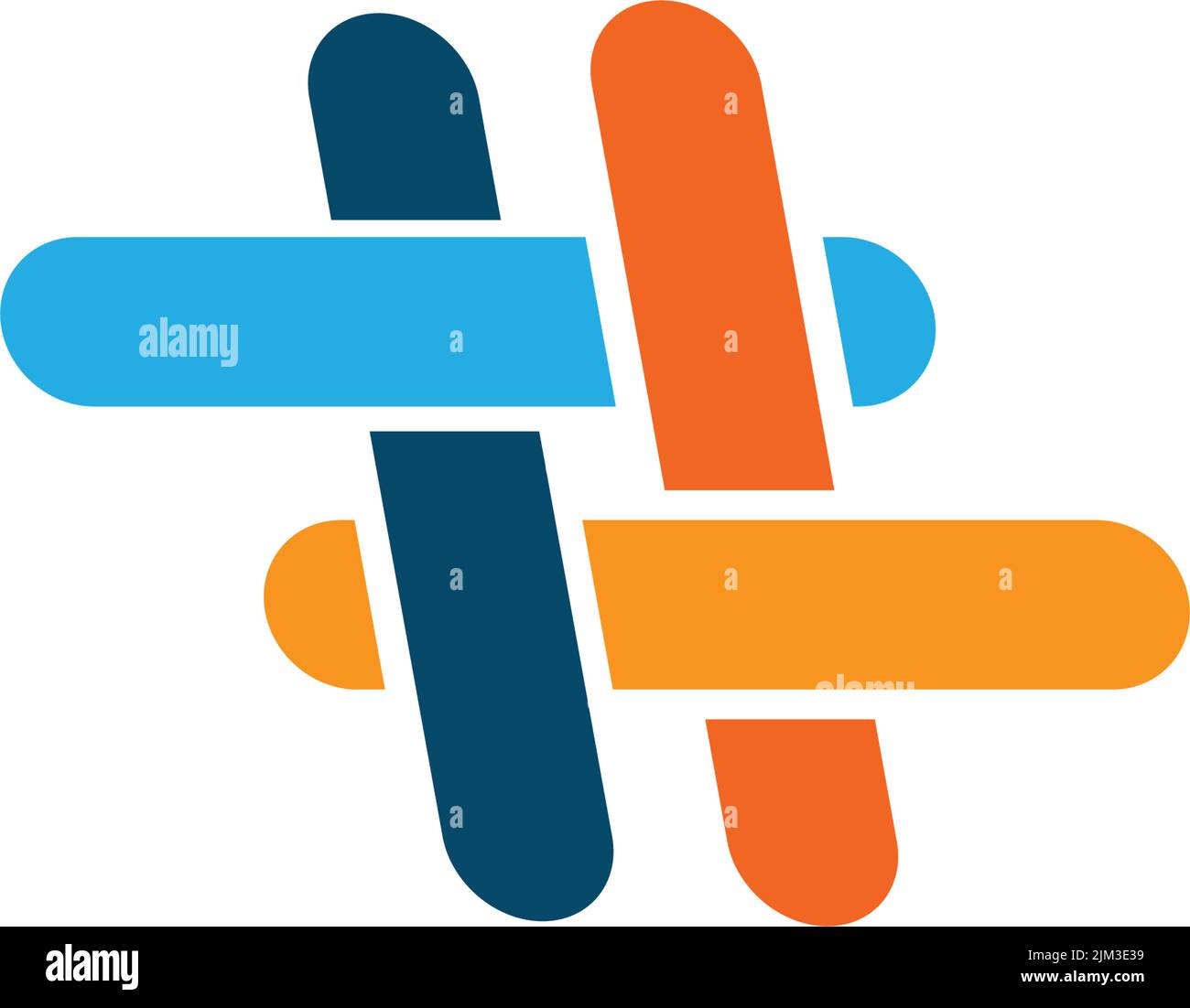 Hash tag logo design inspiration vector icon template Stock Vector ...